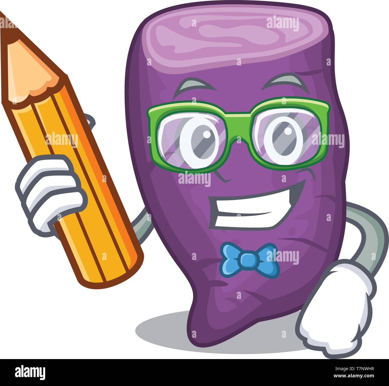 Student purple sweet purple in cartoon shape Stock Vector Image & Art ...