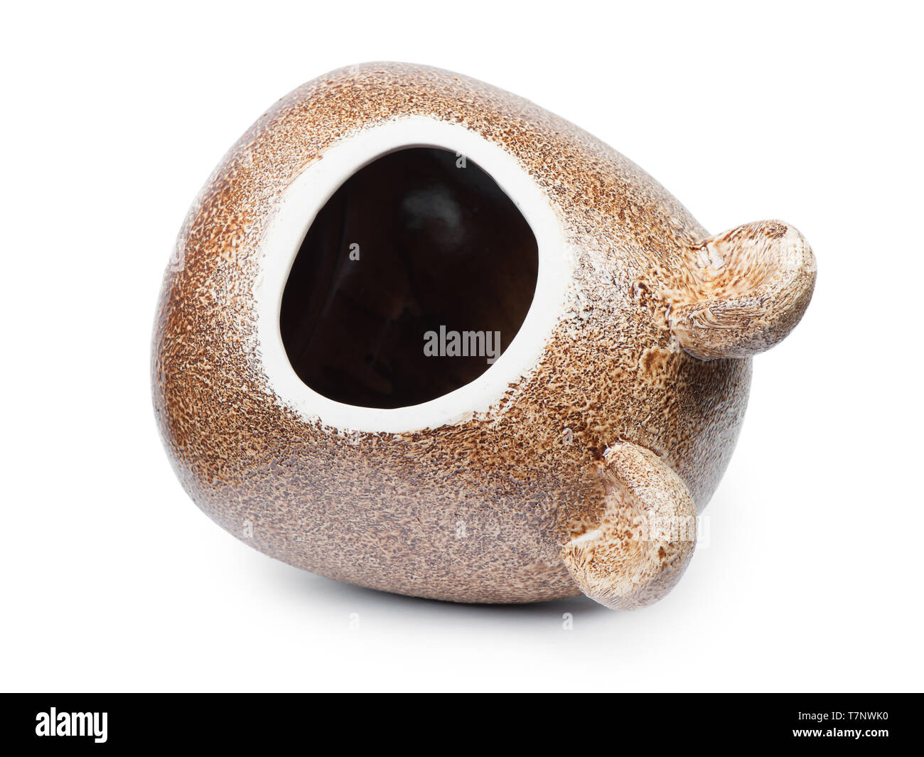 Ceramic critter bath, durable wash house with ears for small animals ...