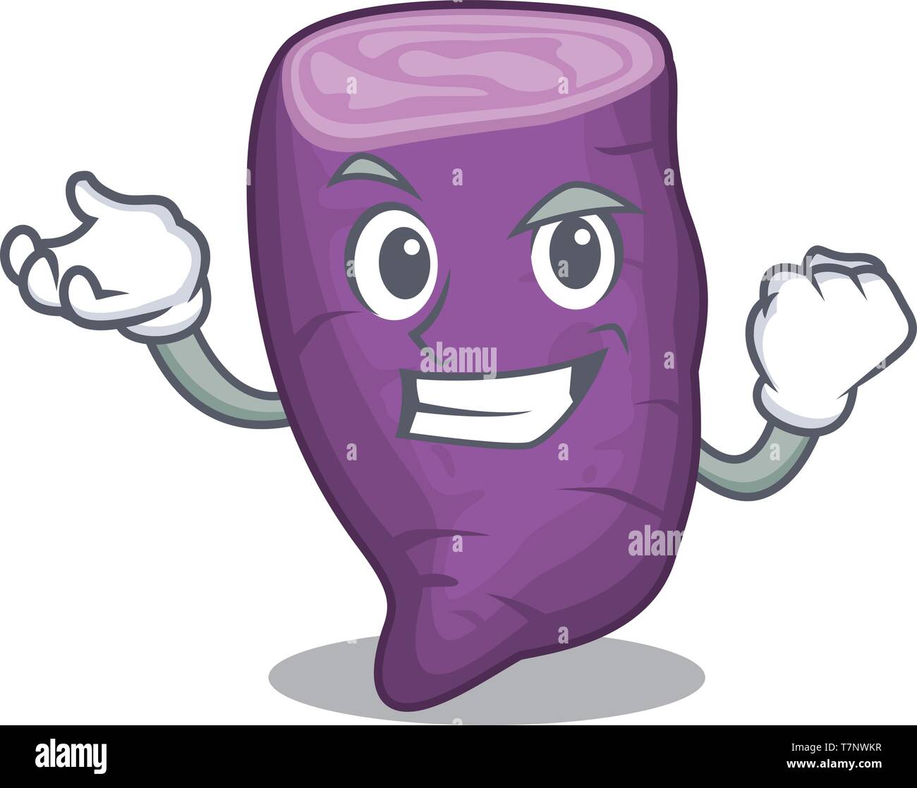 Successful purple sweet purple in cartoon shape Stock Vector Image ...