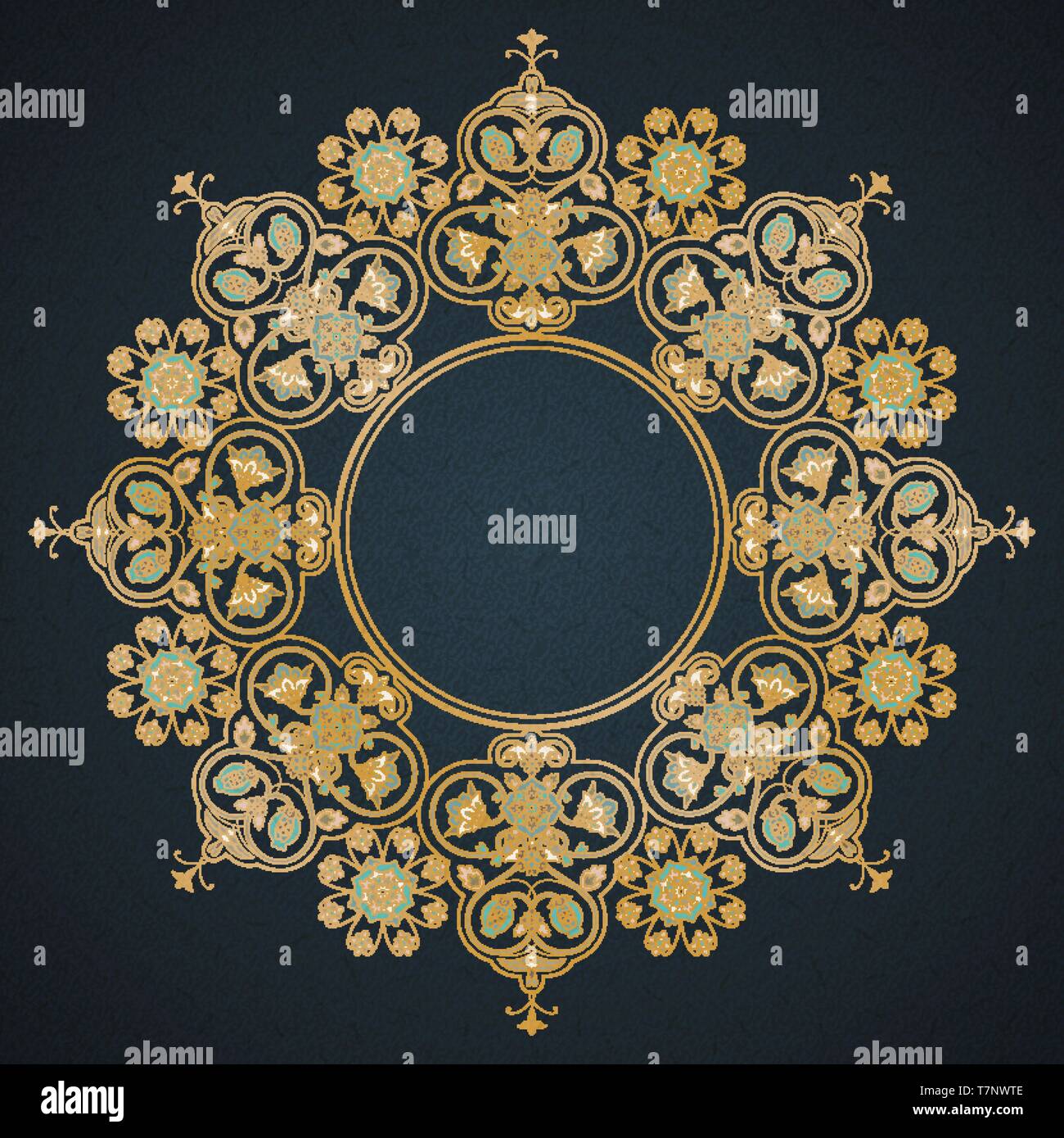 Dark blue elegant floral Stock Vector Images - Alamy