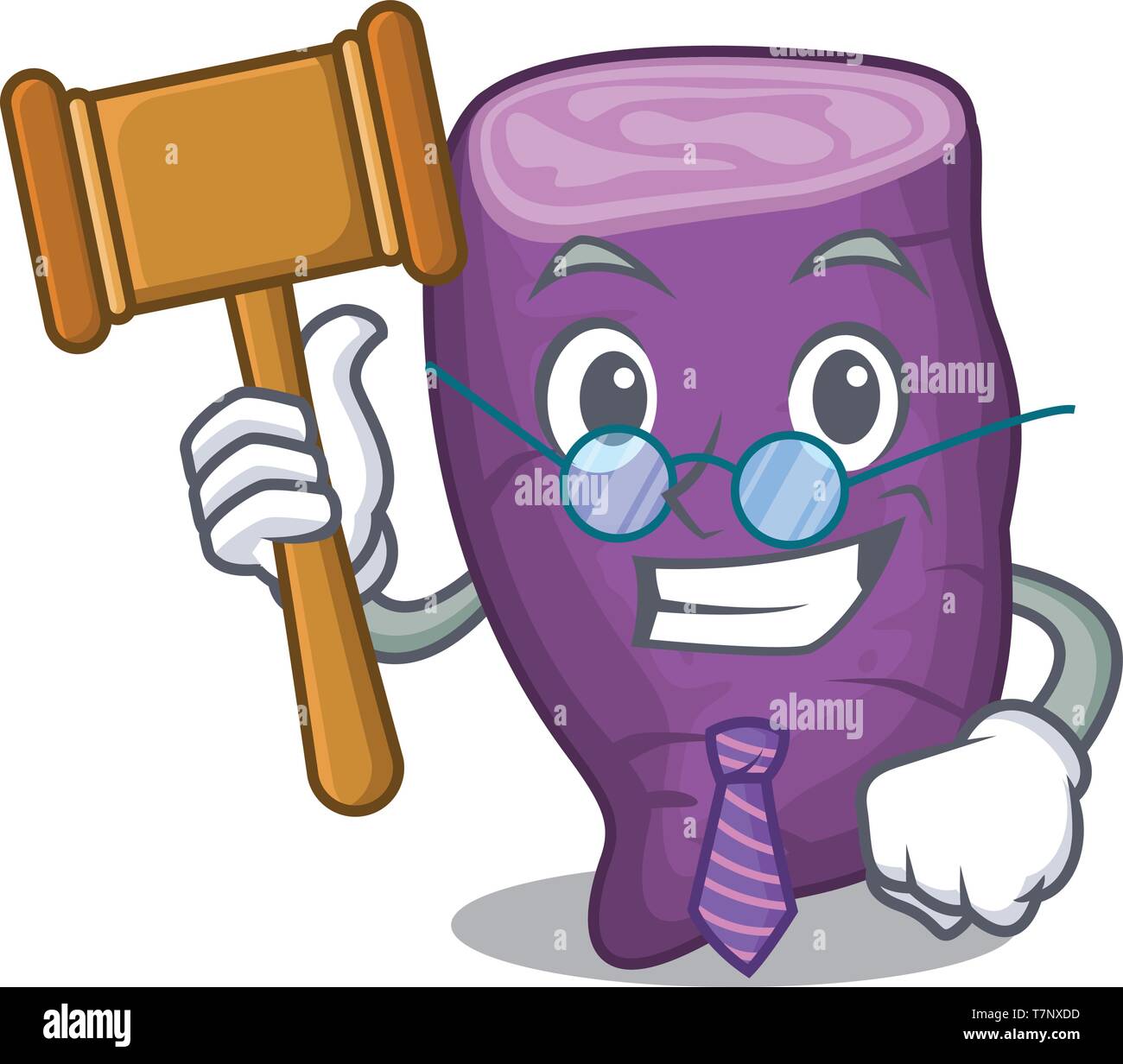 Judge purple sweet potato in cartoon fridge Stock Vector Image & Art ...