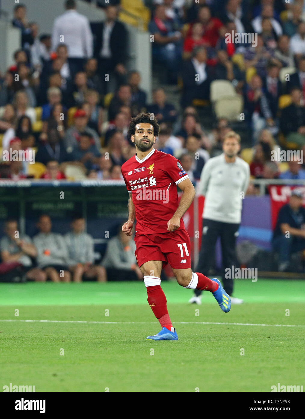 2018 champions league final salah hi-res stock photography and images ...