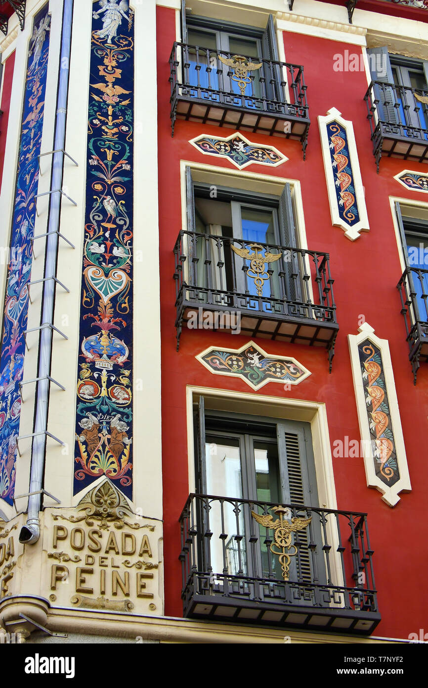 Nice houses in Madrid, Spain Stock Photo - Alamy