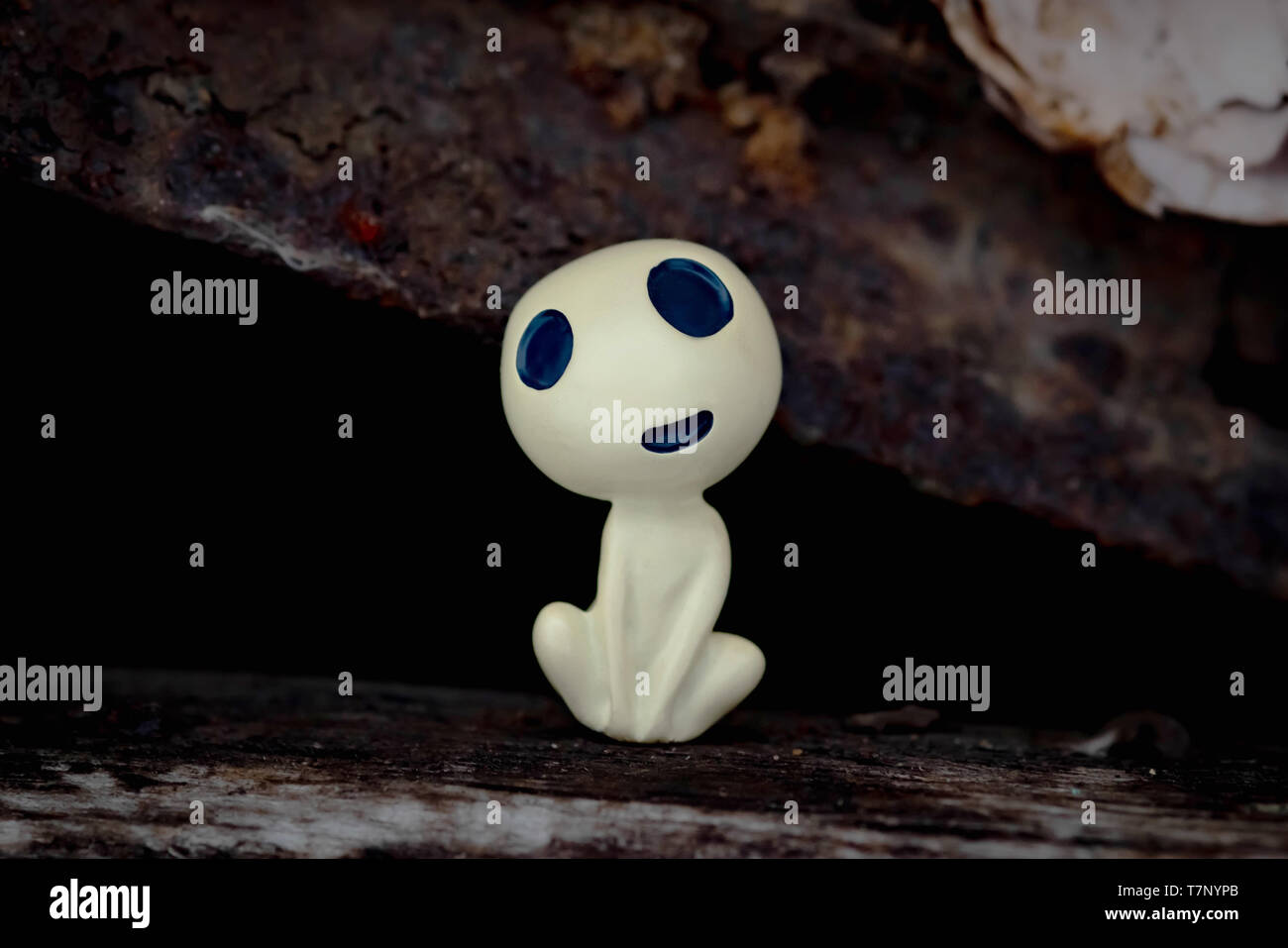 small forest spirit kodama Stock Photo - Alamy