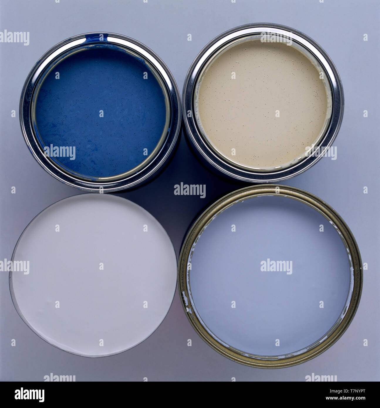 Tins of paint hi-res stock photography and images - Alamy