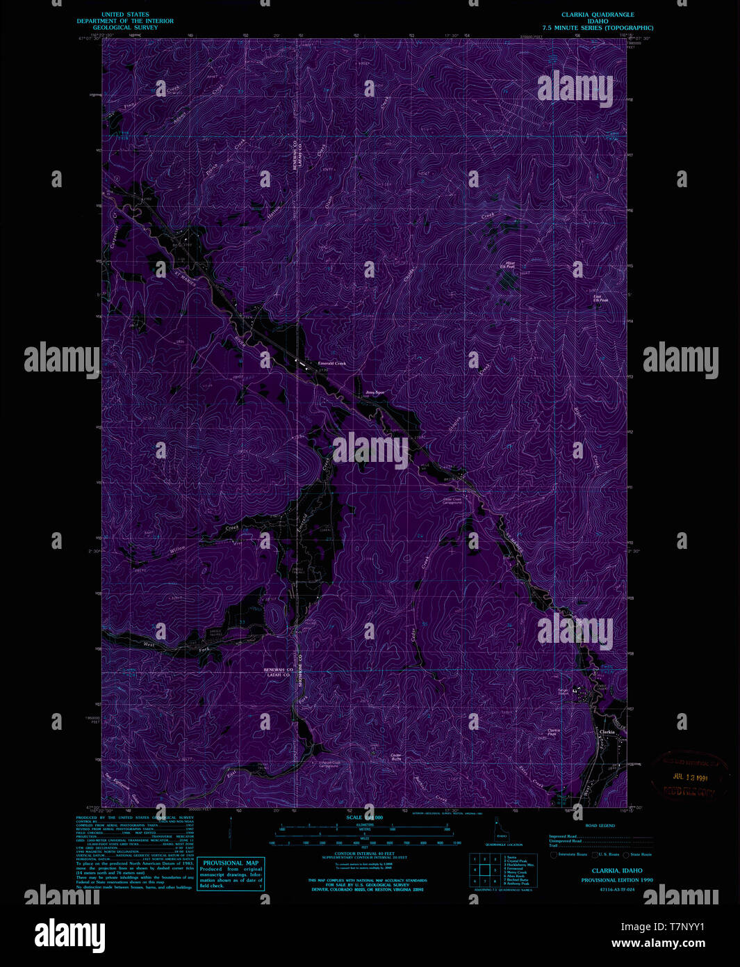 Clarkia map hi-res stock photography and images - Alamy