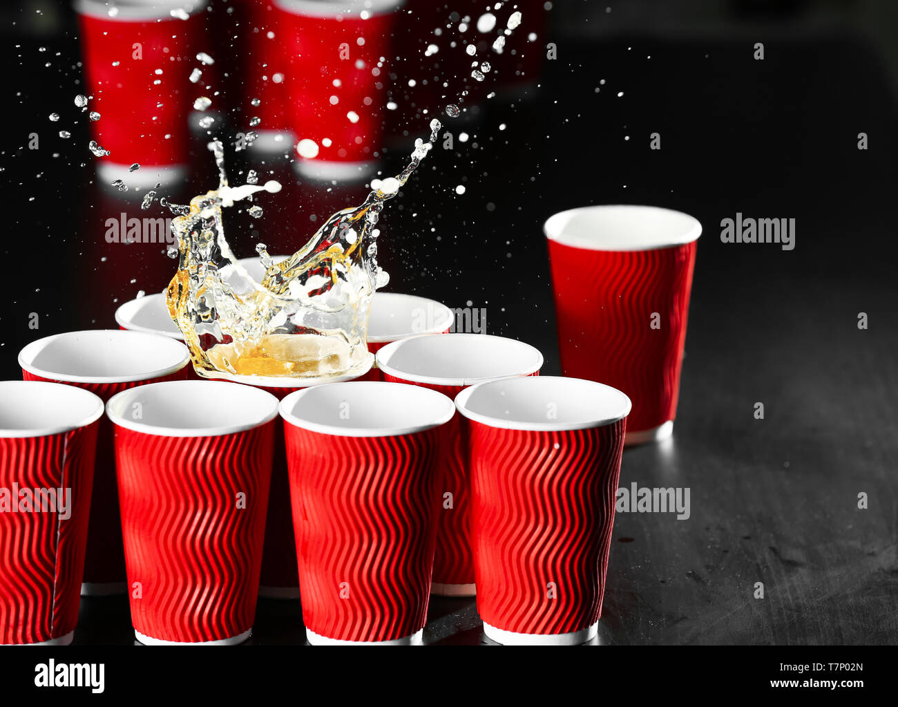 Triangle of cups hi-res stock photography and images - Alamy
