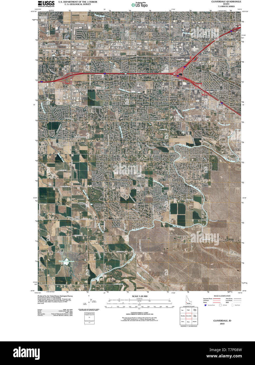 Map of cloverdale hi-res stock photography and images - Alamy