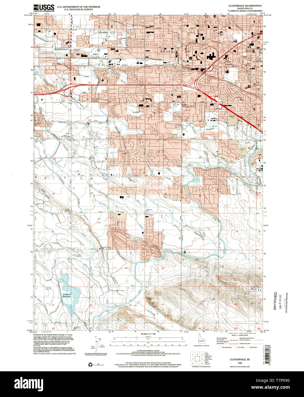 Map of cloverdale hi-res stock photography and images - Alamy