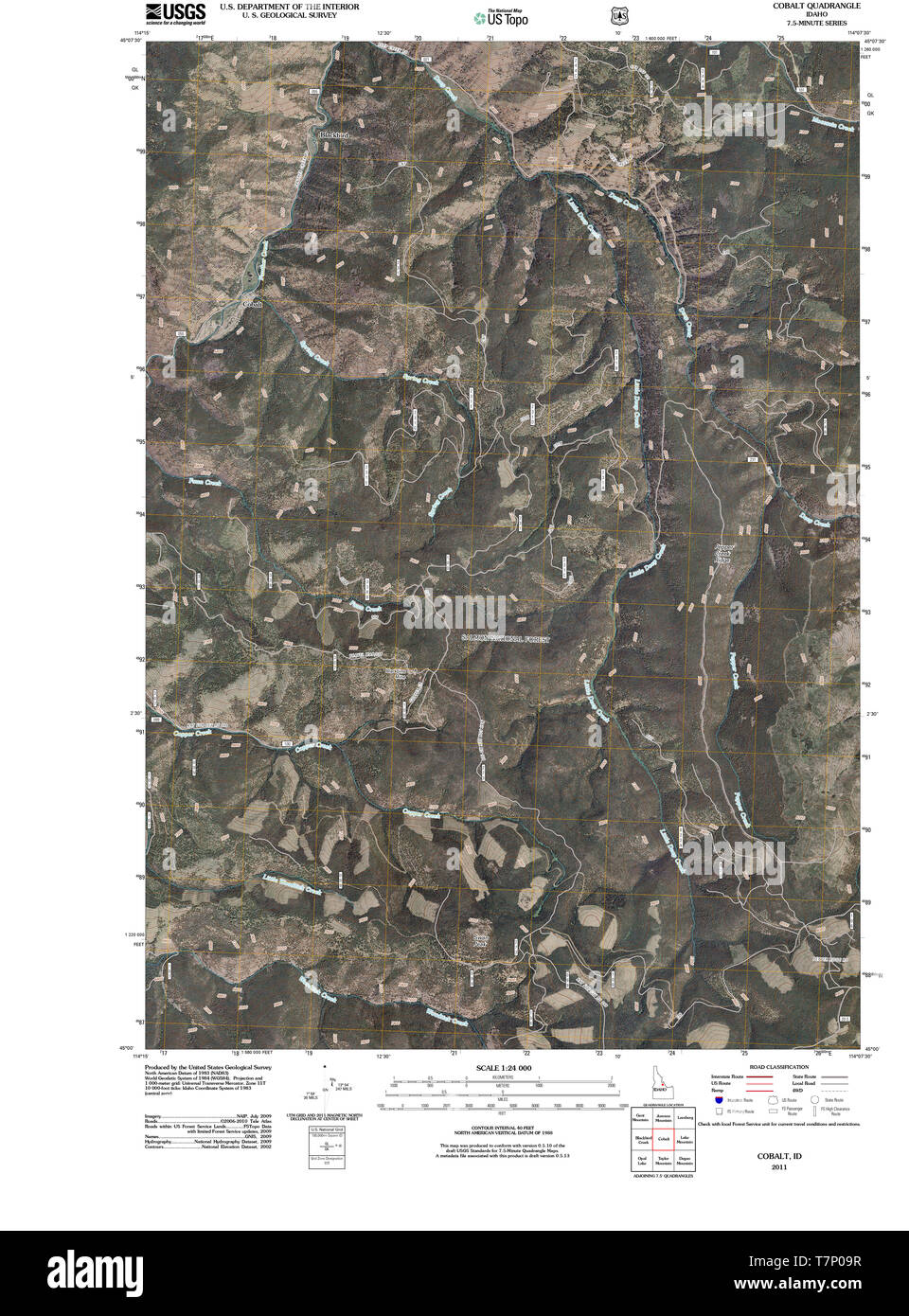Map of cobalt hi-res stock photography and images - Alamy