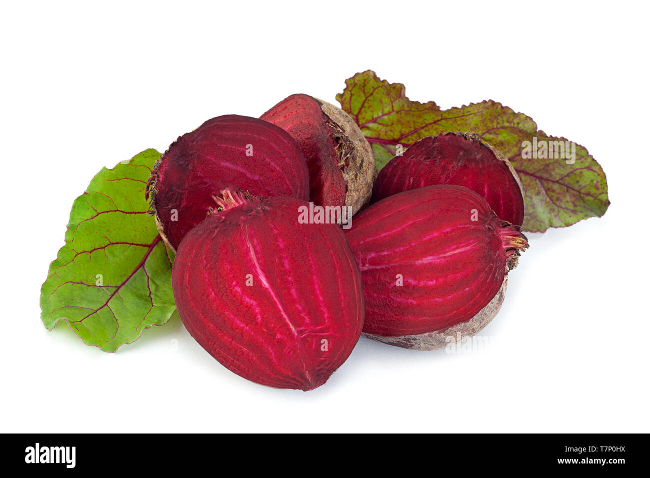 Beet root closeup isolated on white background Stock Photo - Alamy