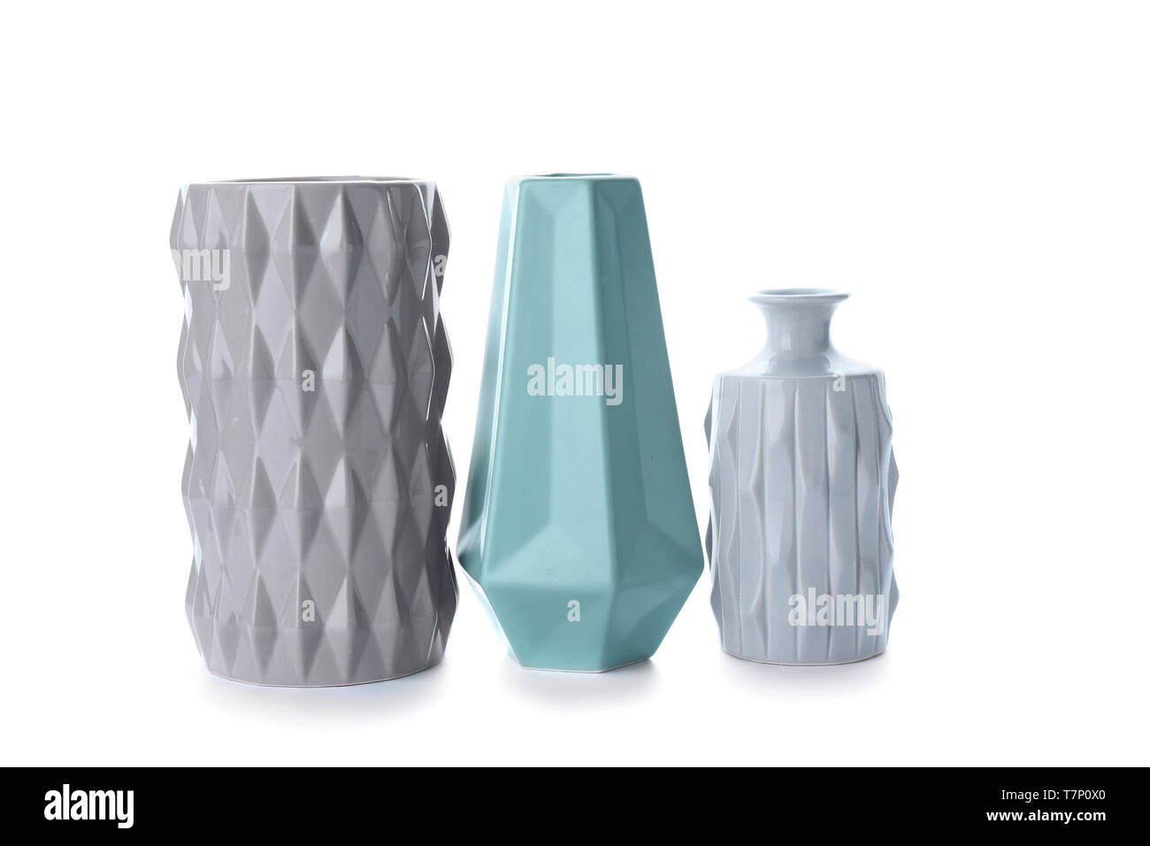 Various ceramic vases decor Cut Out Stock Images & Pictures - Alamy