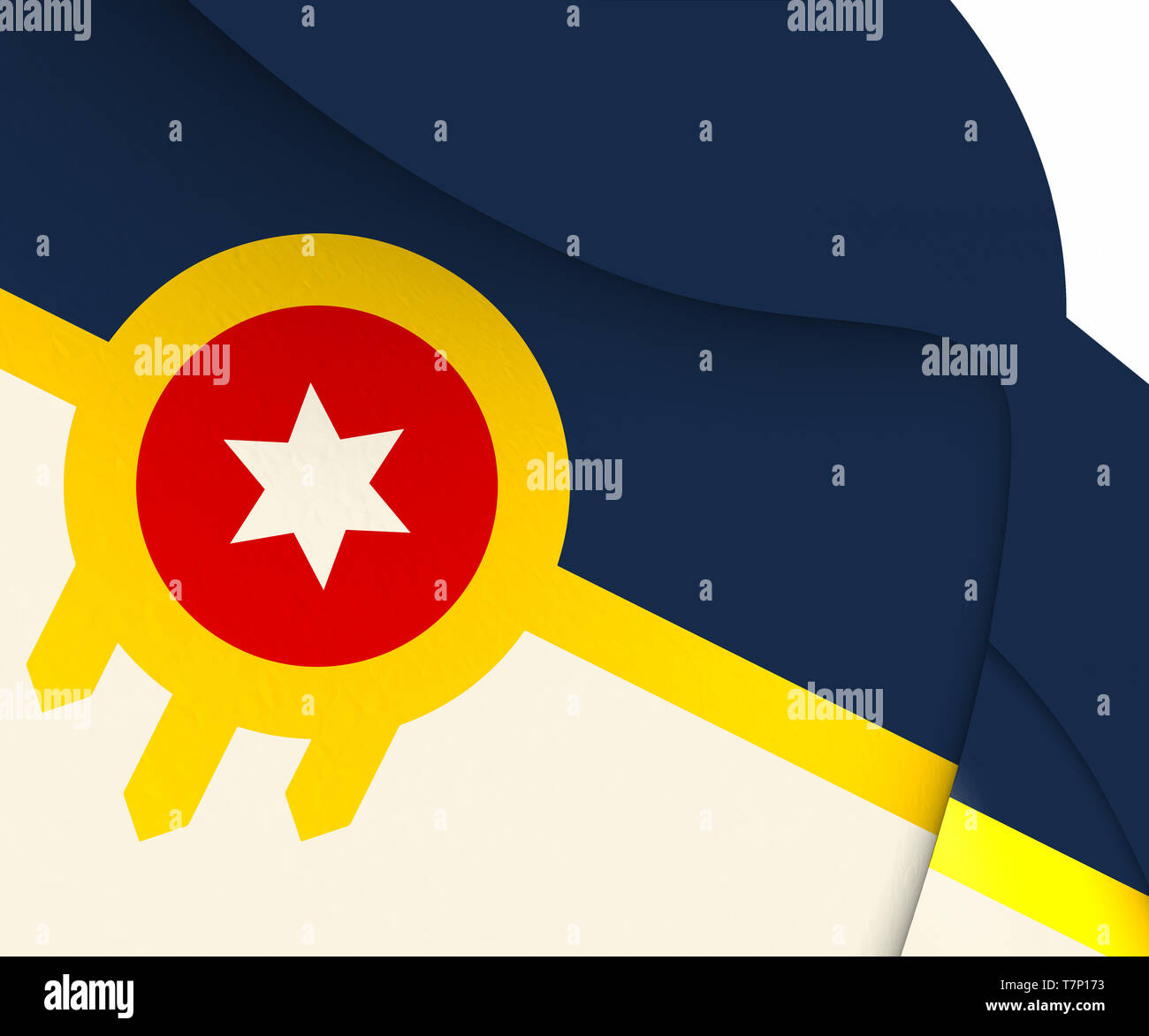 Flag of tulsa hi-res stock photography and images - Alamy