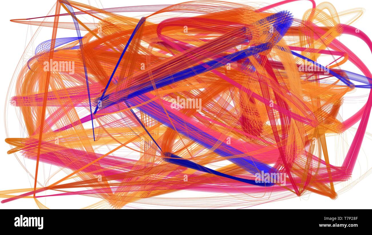 painted moderate red, antique white and dark slate blue color chaos ...