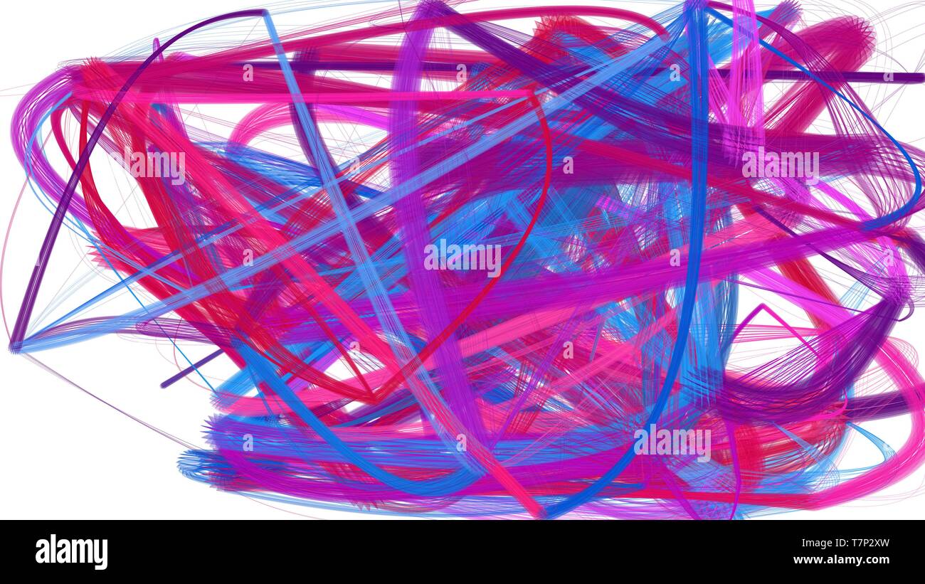artistic mulberry , medium violet red and royal blue color brush ...