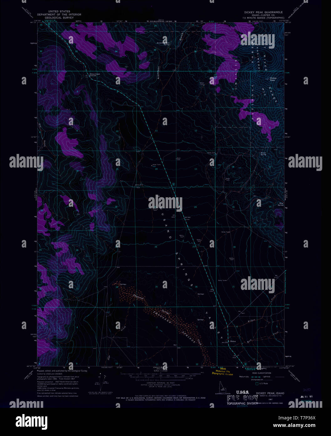 Dickey map hi-res stock photography and images - Alamy