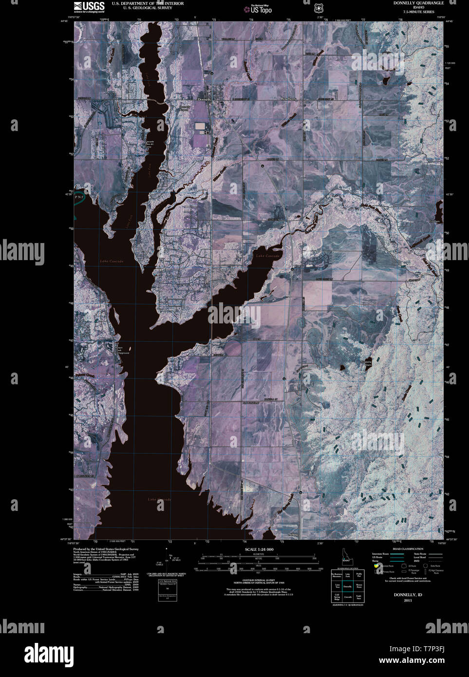 Map of donnelly hi-res stock photography and images - Alamy