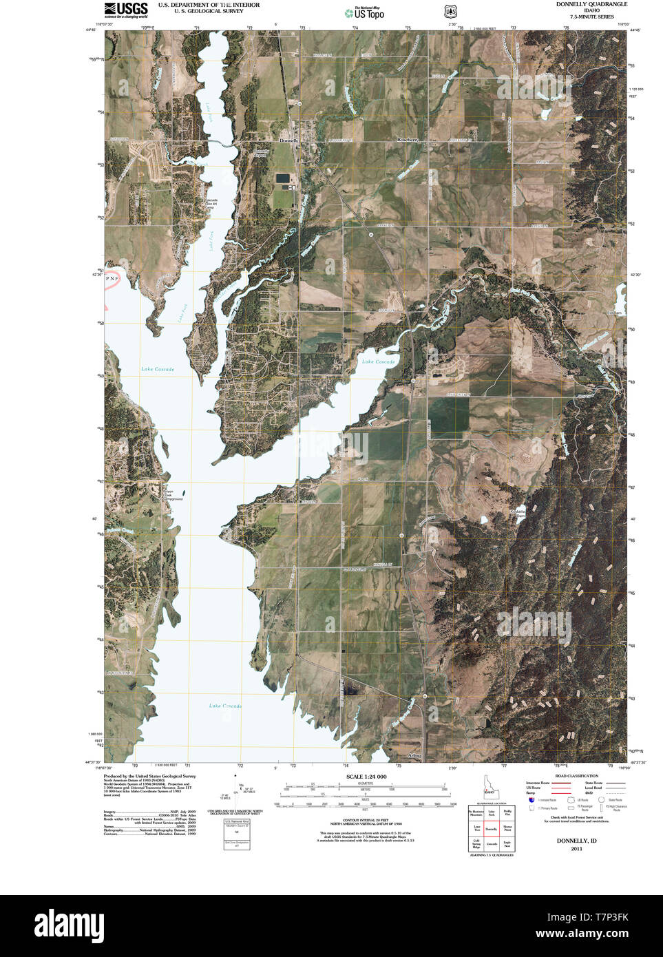 Map of donnelly hi-res stock photography and images - Alamy