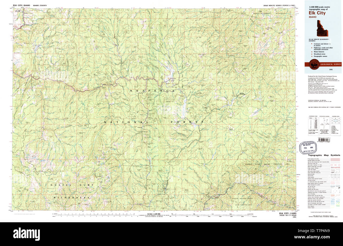Map of elk city hi-res stock photography and images - Alamy