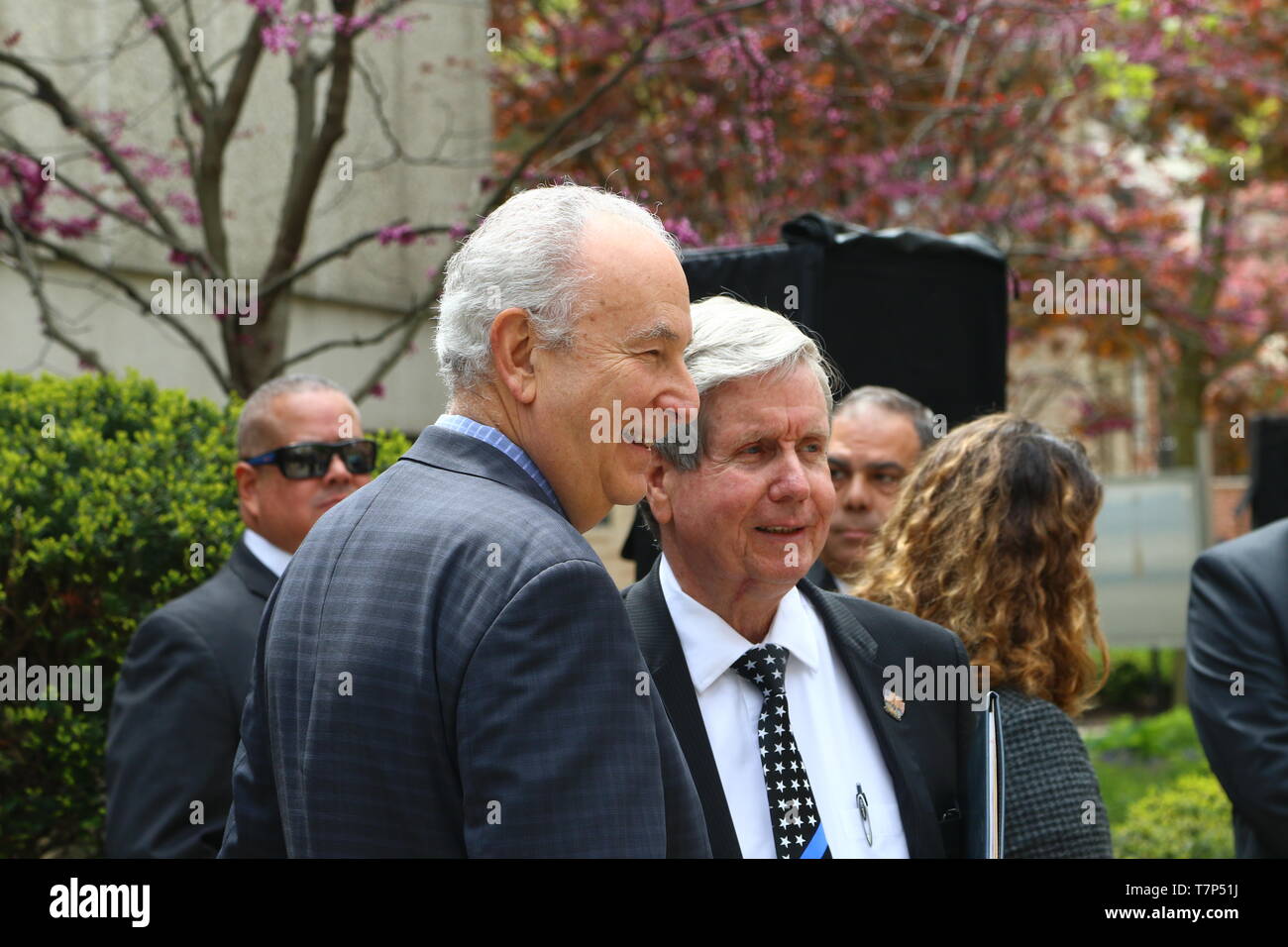 Queens, New York, USA. 07th May, 2019. Mike Nussbaum with John Ryan ...