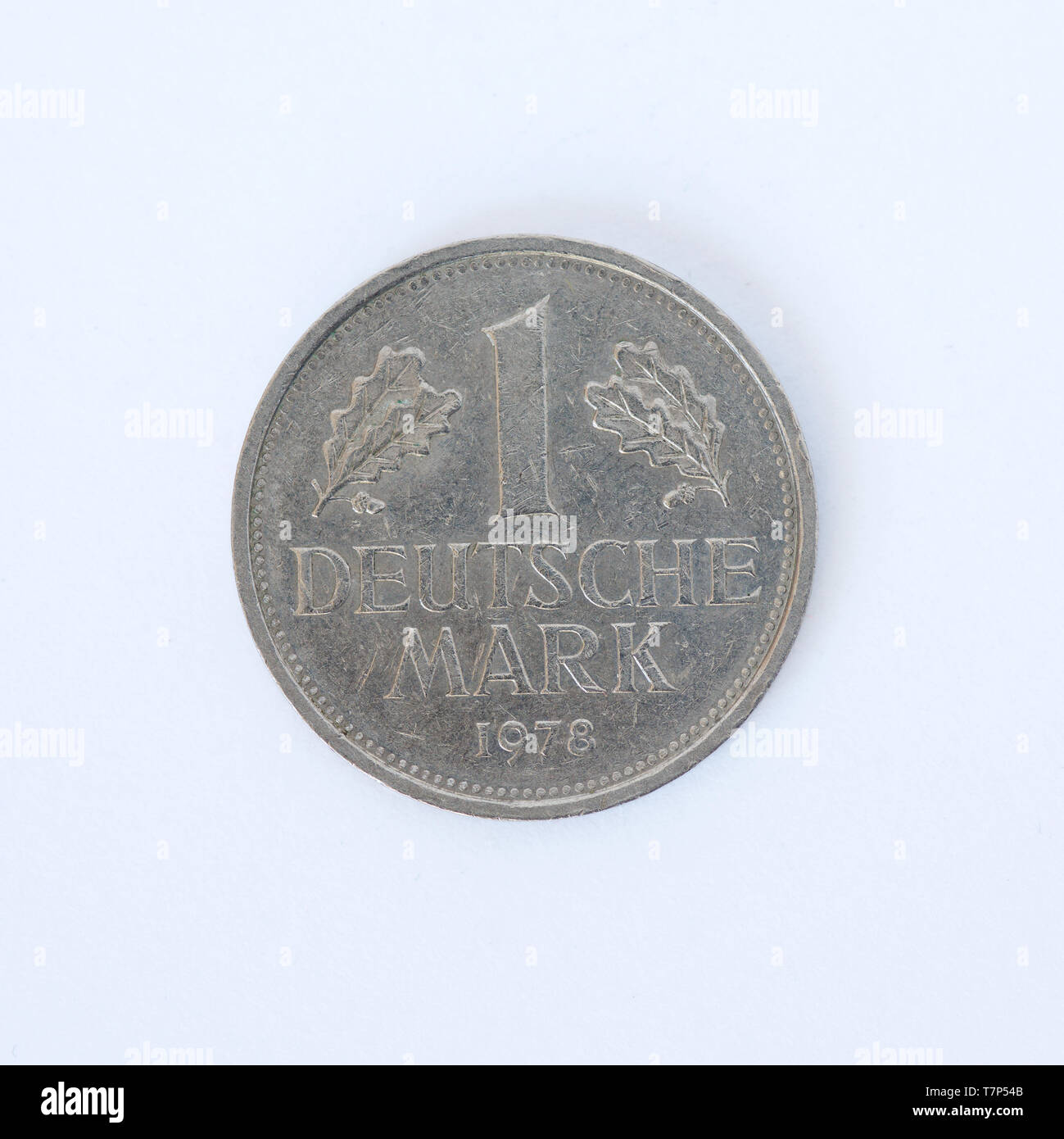 German coin - 1 Deutsche Mark 1978 Stock Photo - Alamy