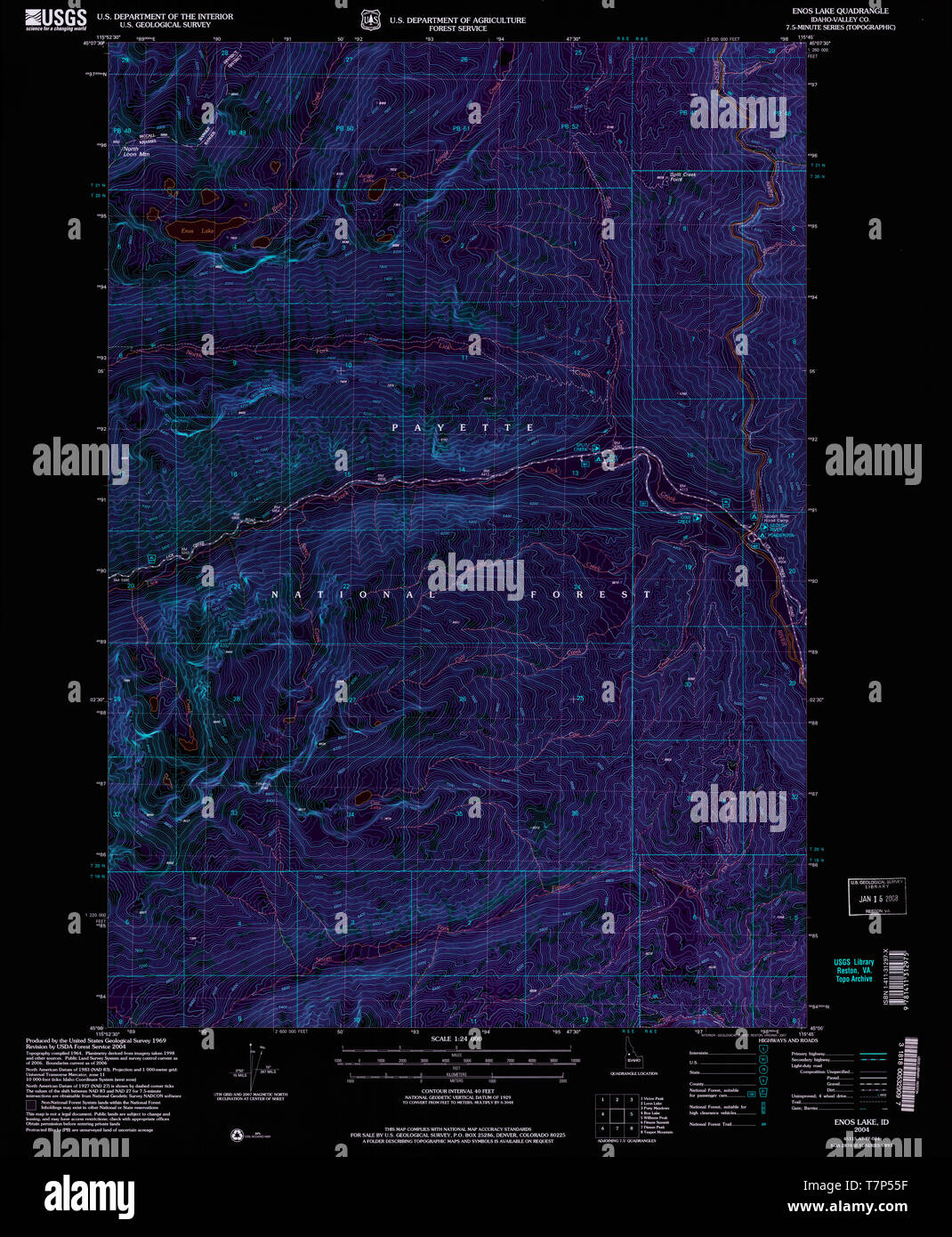 Map of enos hi-res stock photography and images - Alamy