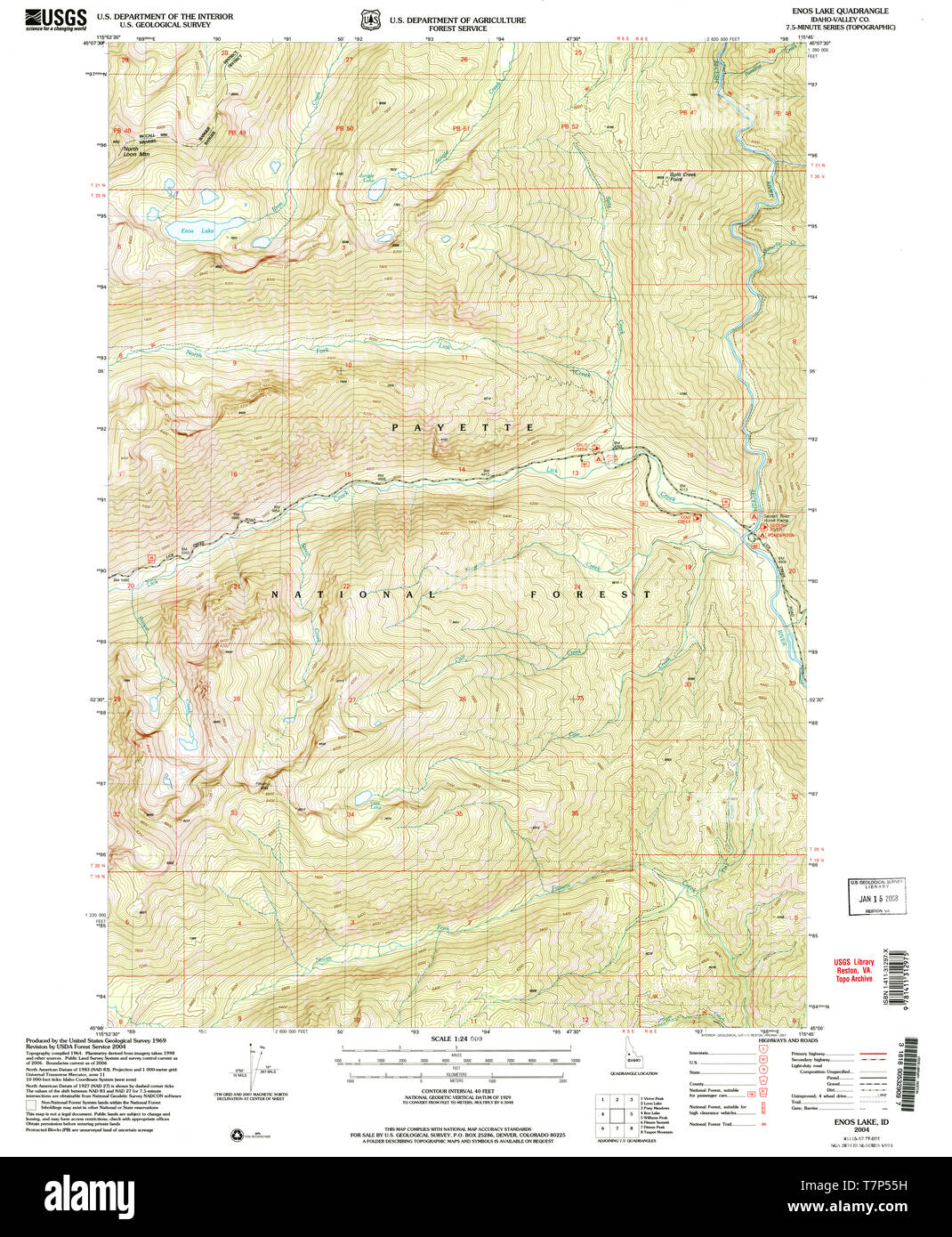 Map of enos hi-res stock photography and images - Alamy