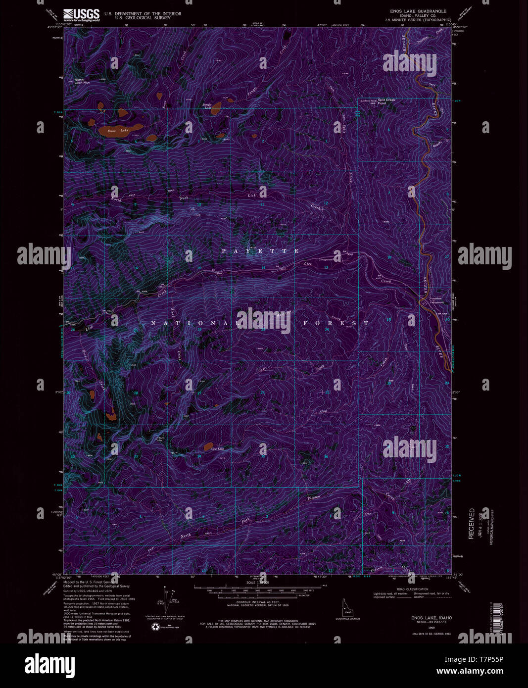 Map of enos hi-res stock photography and images - Alamy