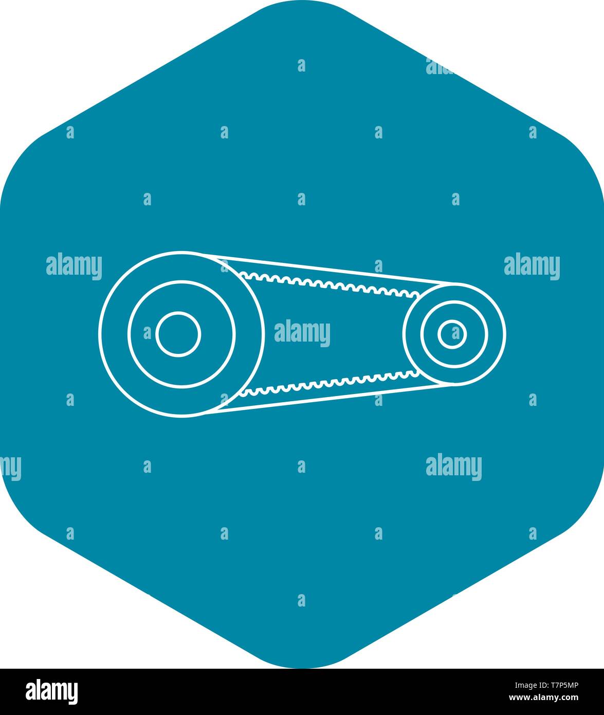 Mechanic belt icon, outline style Stock Vector Image & Art - Alamy