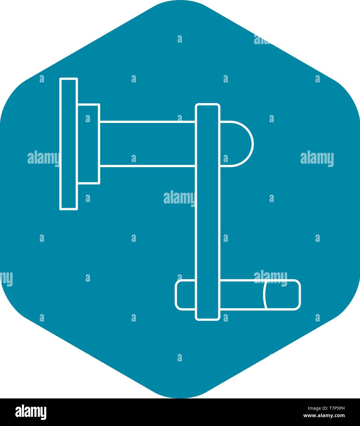 Twist tool icon, outline style Stock Vector Image & Art - Alamy