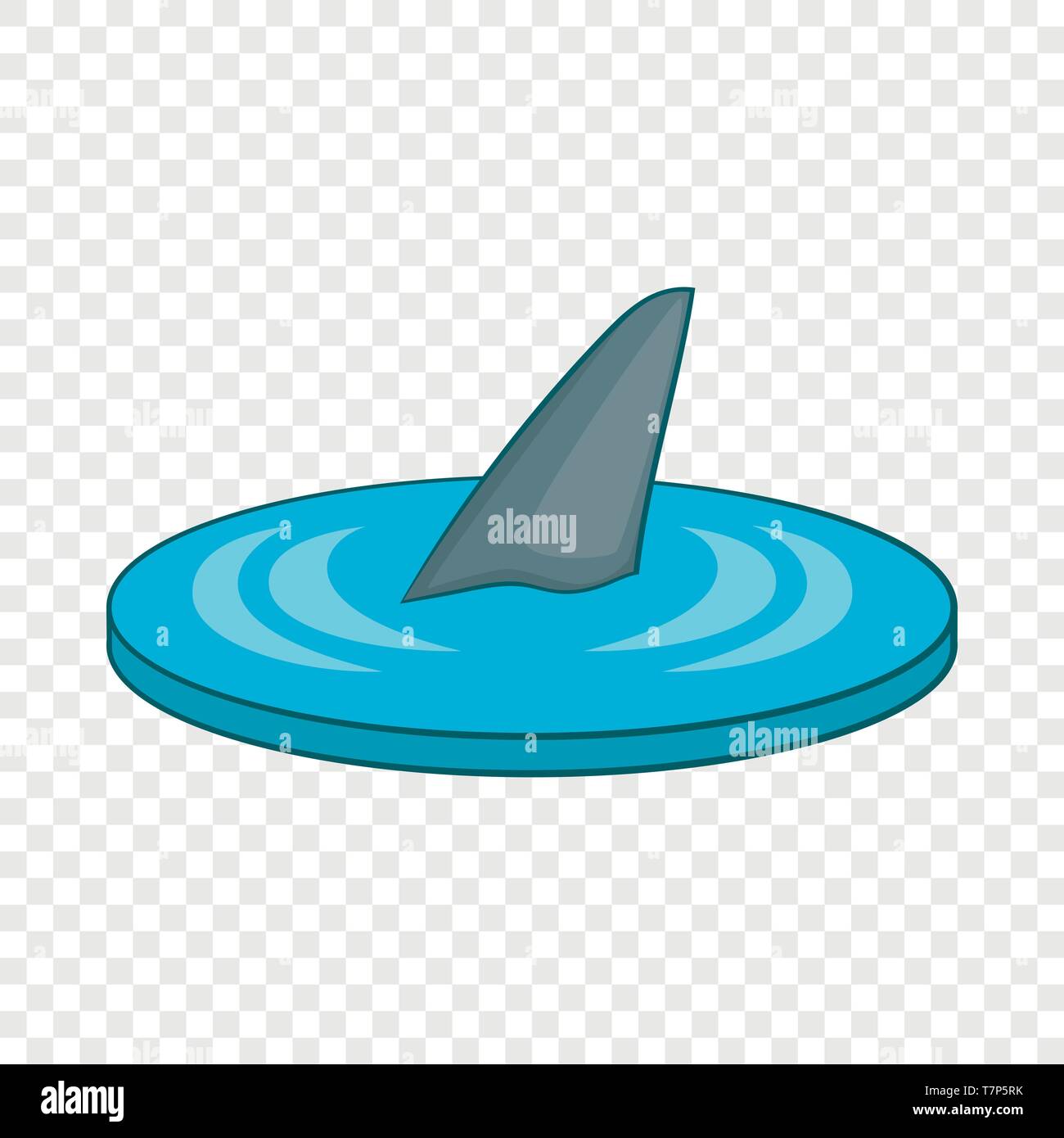 Shark fin icon, cartoon style Stock Vector Image & Art - Alamy