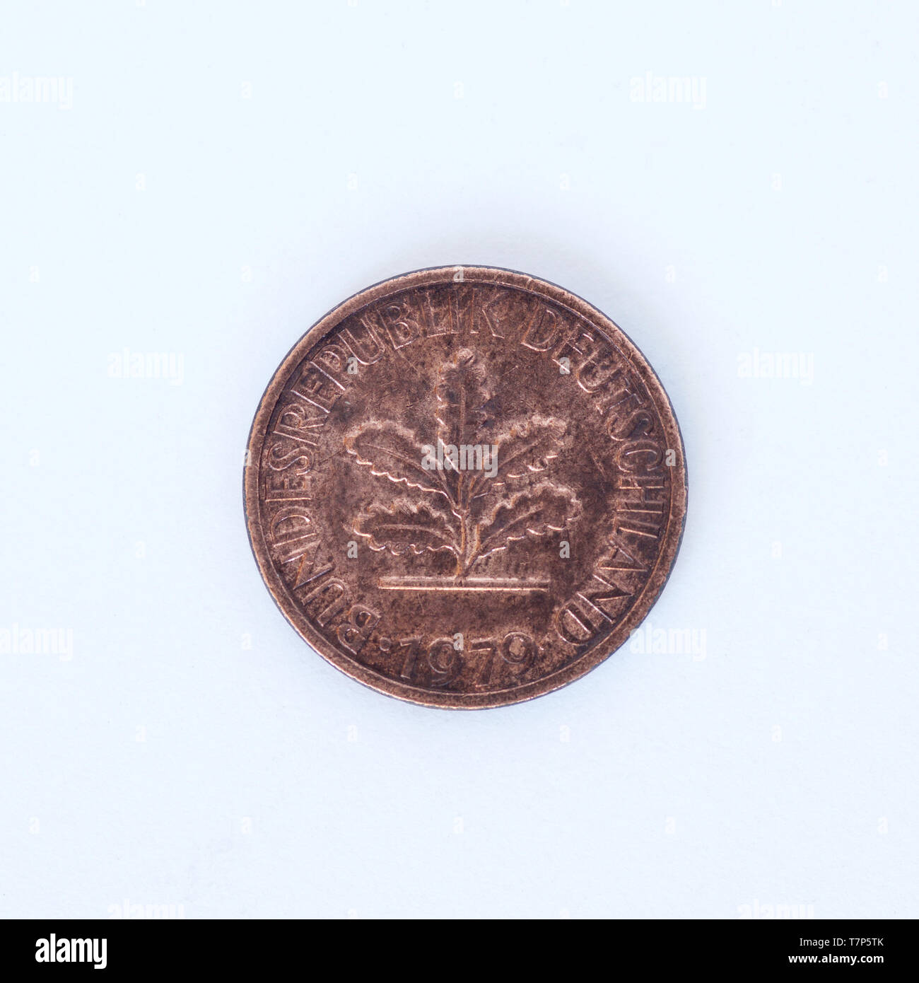 German coin - 1 Pfennig 1979 Stock Photo - Alamy