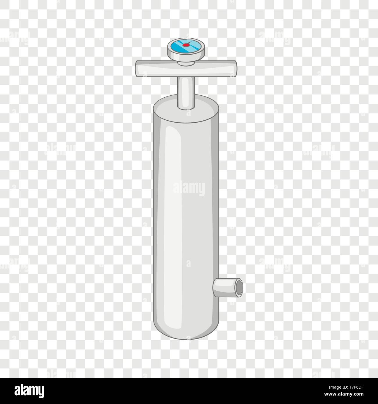 Pump with pressure gauge icon, cartoon style Stock Vector Image & Art ...