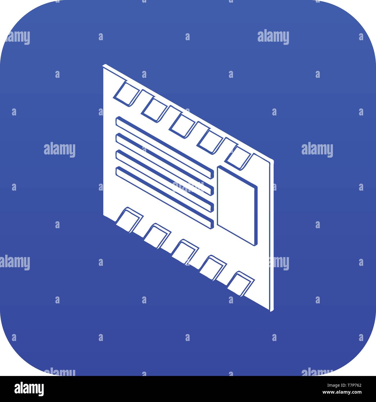 Postal envelope icon blue vector Stock Vector Image & Art - Alamy