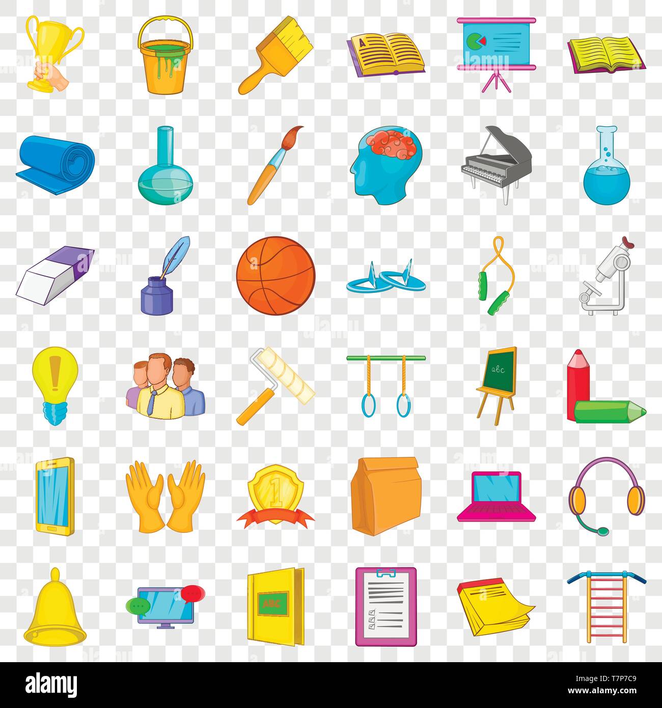 Good education icons set, cartoon style Stock Vector Image & Art - Alamy