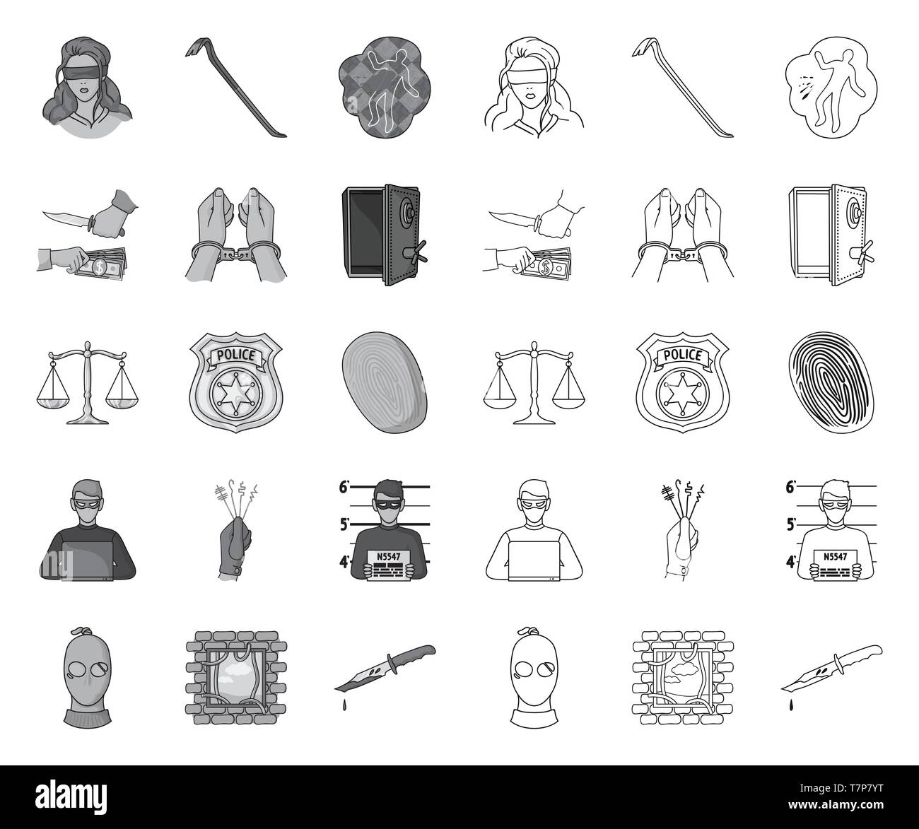 art,badge,bloody,collection,court,crime,criminal,crowbar,design ...
