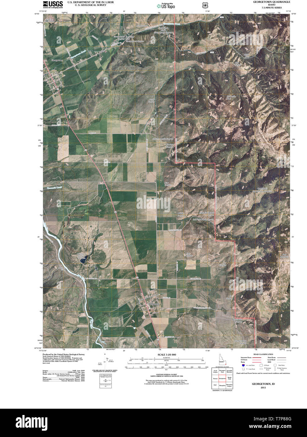 Historical georgetown map hi-res stock photography and images - Alamy