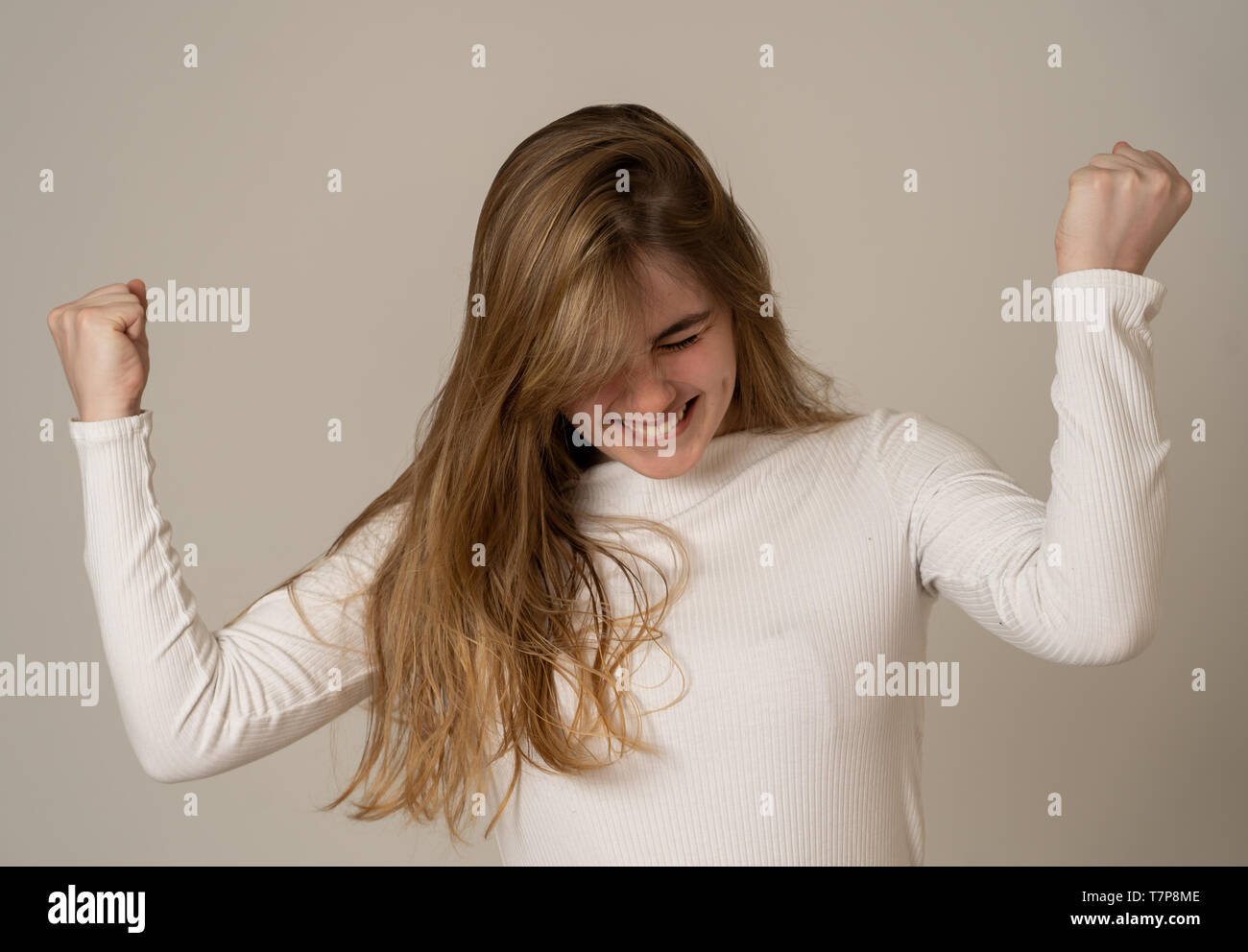 Extremely Happy Human Face