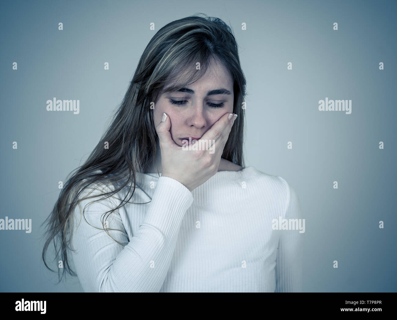 Teenager depression girl hi-res stock photography and images - Alamy