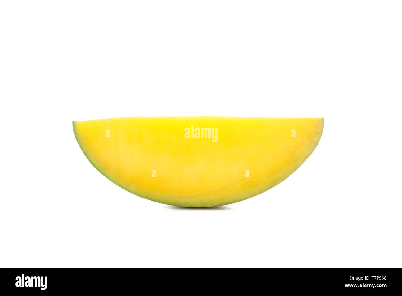Fresh mango slice isolated on white background, closeup Stock Photo - Alamy