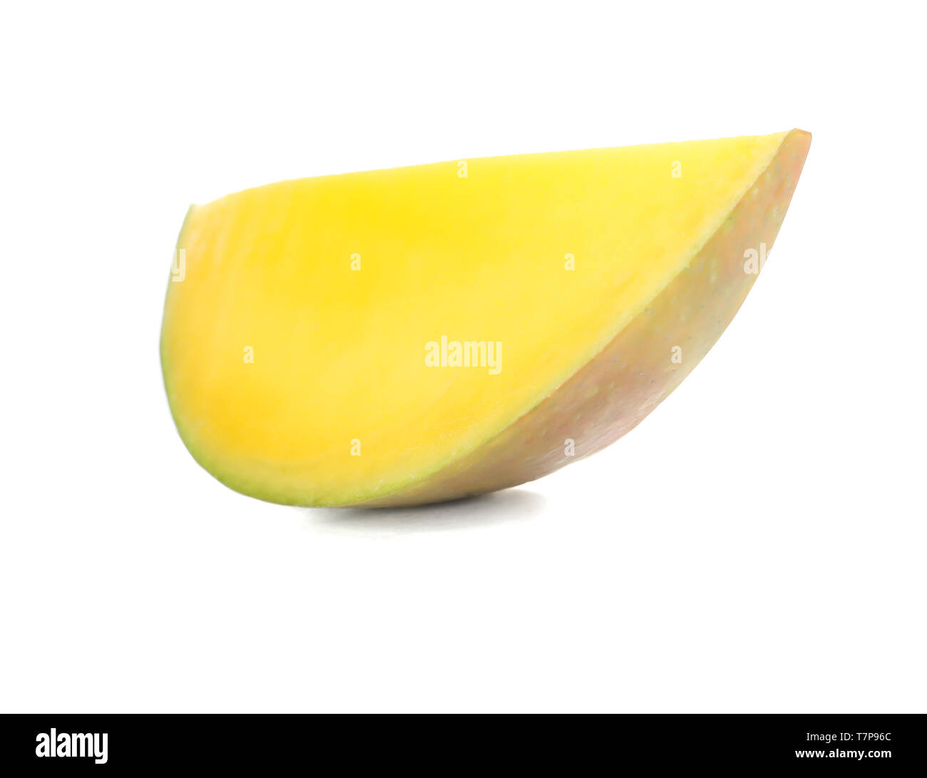 Fresh mango slice isolated on white background, closeup Stock Photo - Alamy