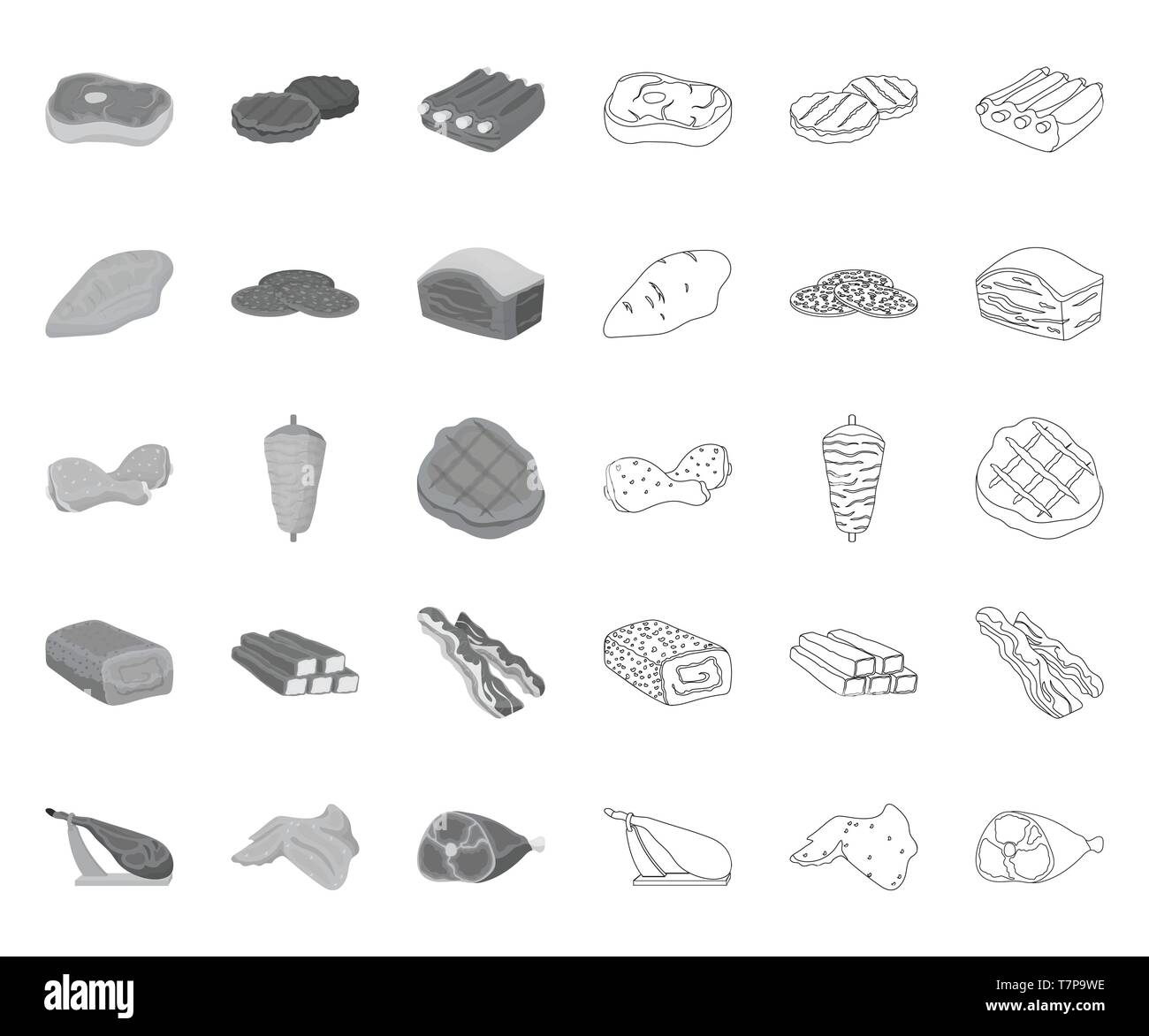 art,bacon,beef,belly,chicken,collection,cooking,crab,design,diced ...