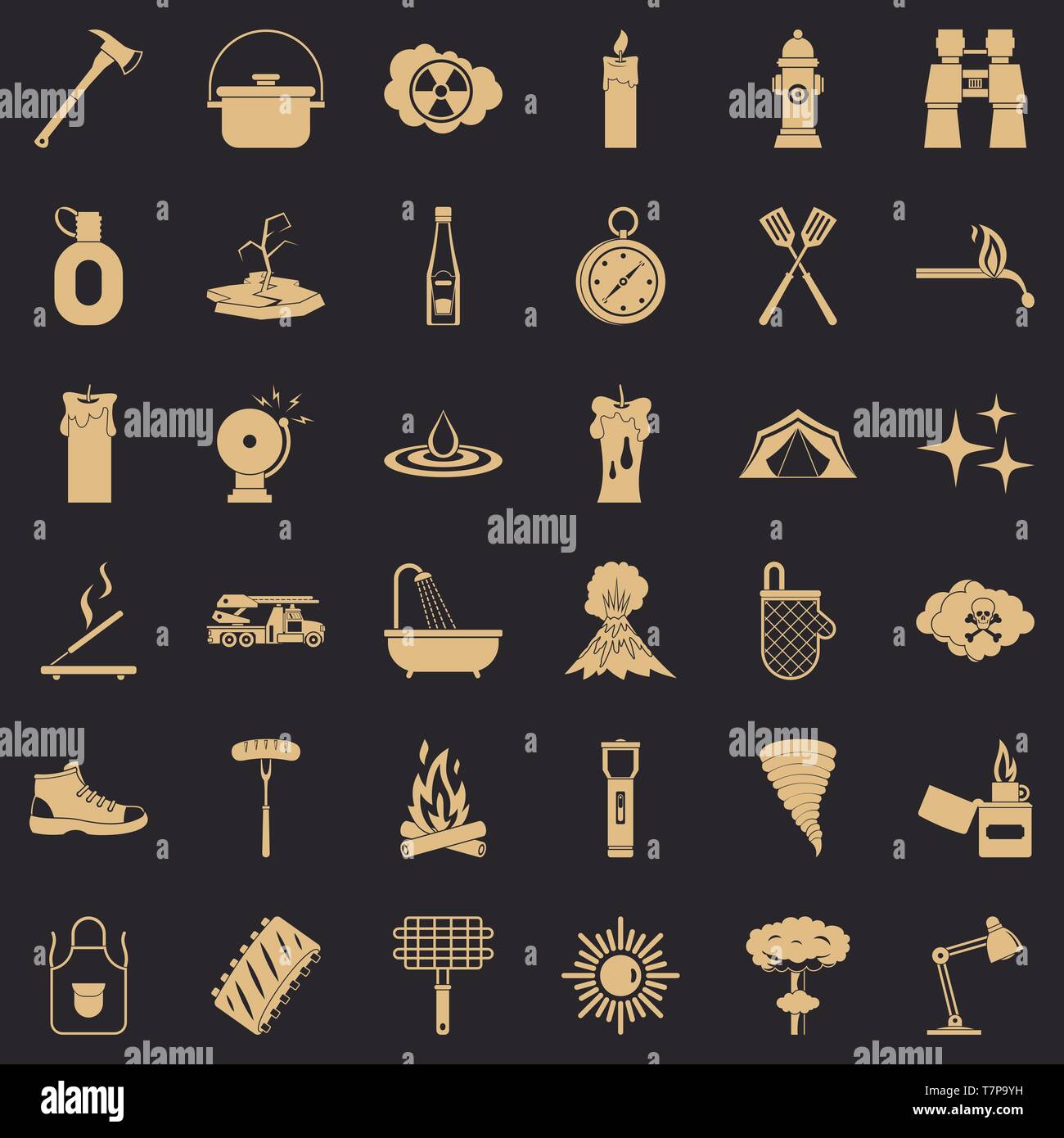 Fire hydrant logo icon Stock Vector Images - Alamy