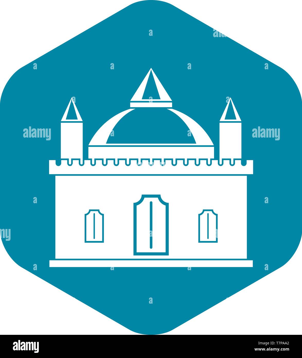 Royal castle icon, simple style Stock Vector Image & Art - Alamy