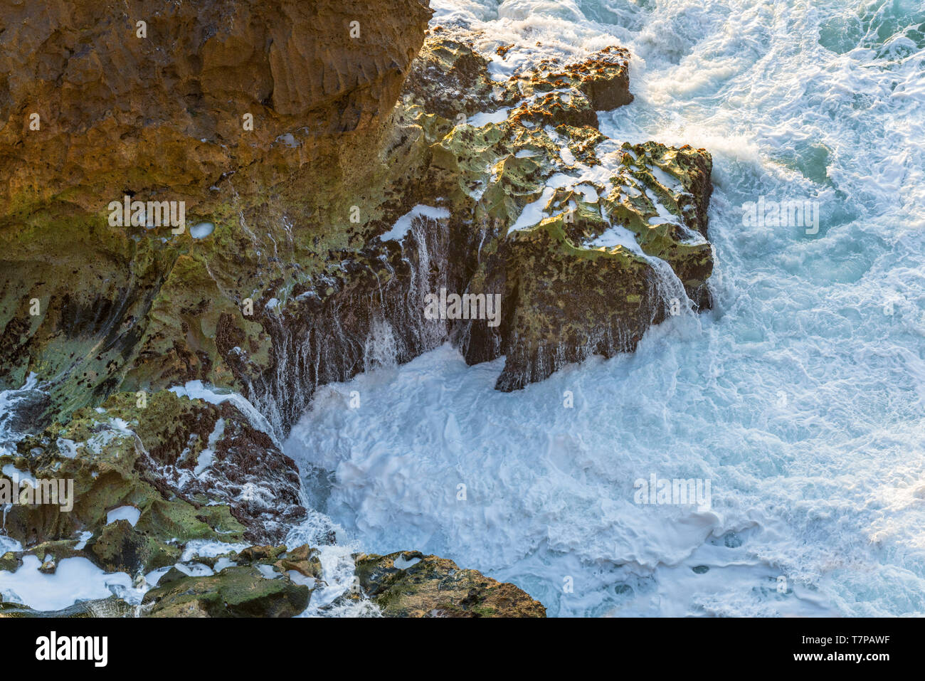 Atlantic ocean view. Nazare, Portugal Stock Photo - Alamy