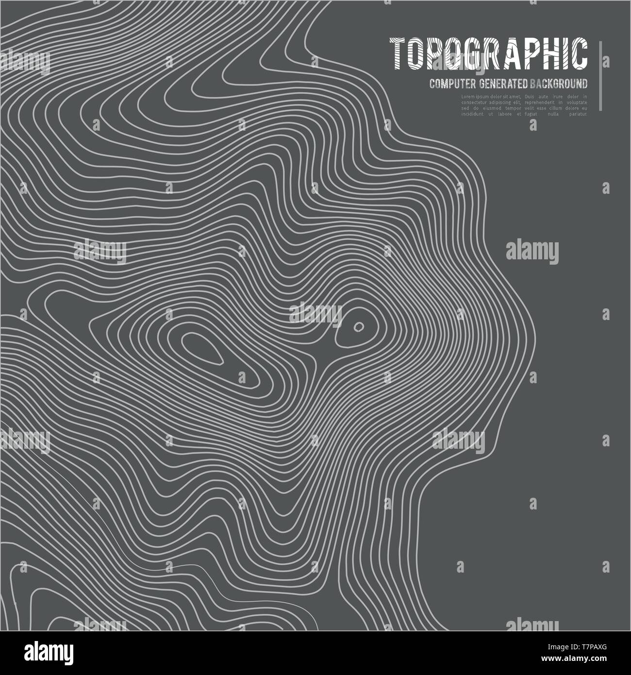Grey contours vector topography. Geographic mountain topography vector ...