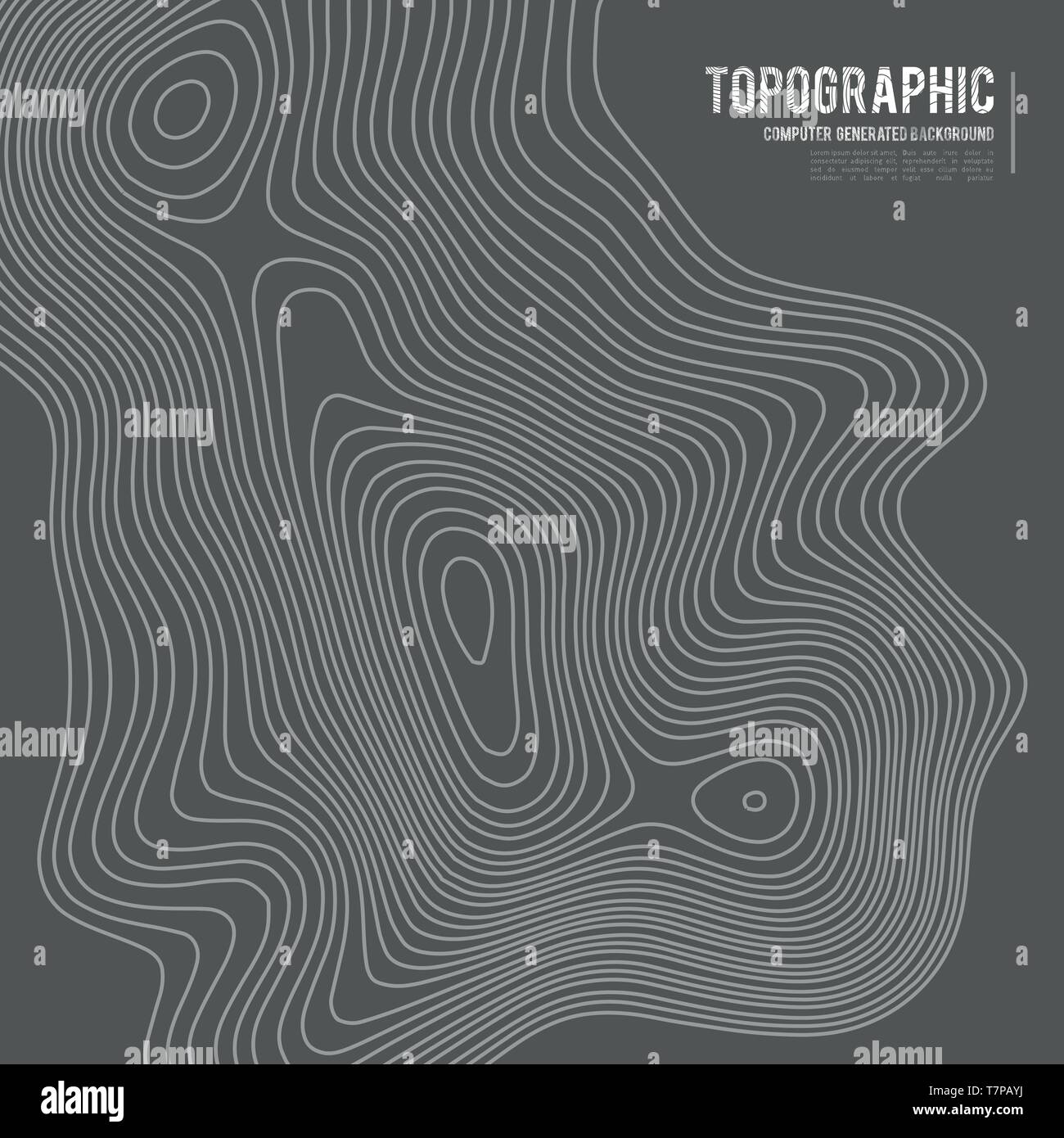 Grey contours vector topography. Geographic mountain topography vector ...
