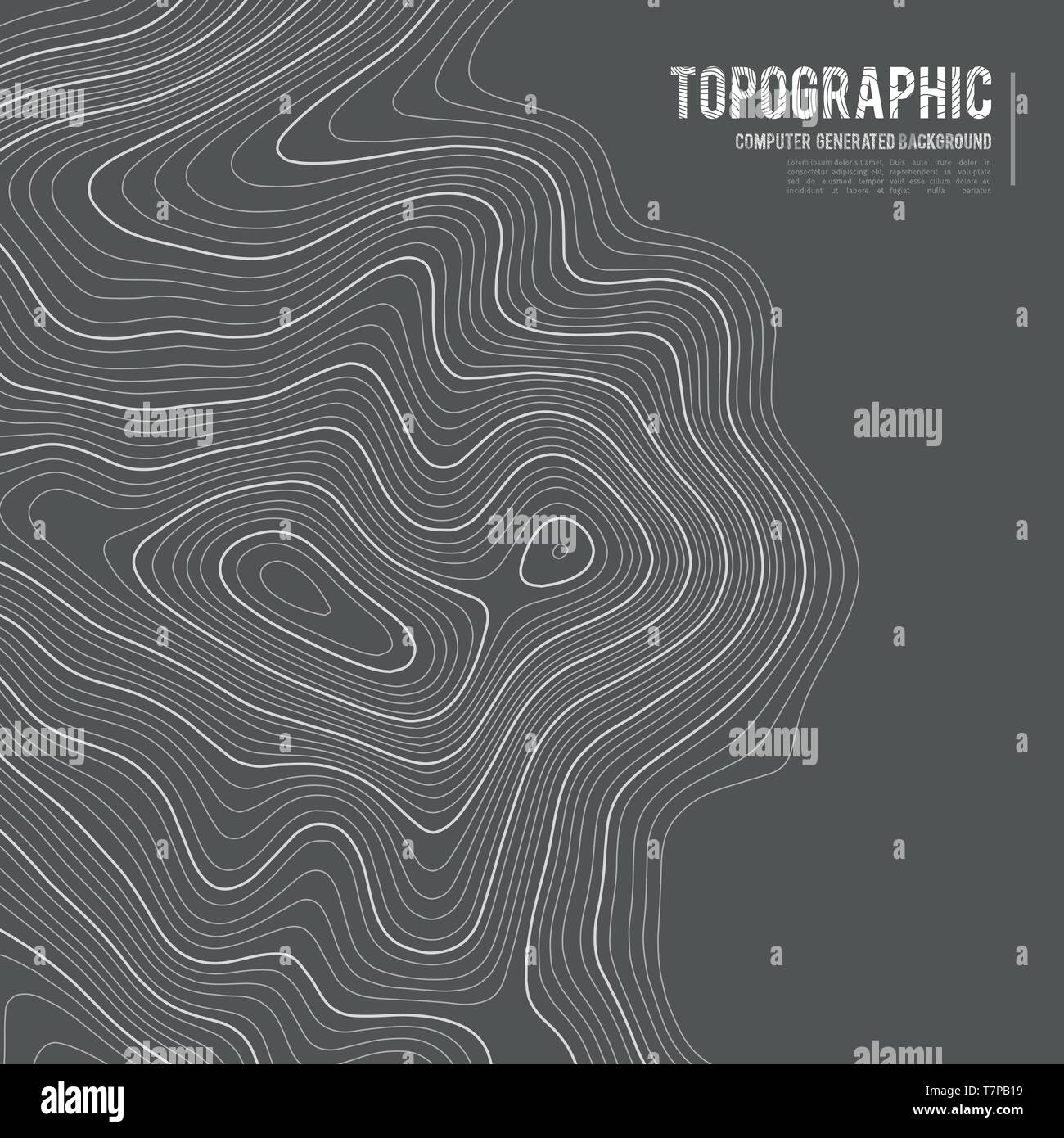 Grey contours vector topography. Geographic mountain topography vector ...