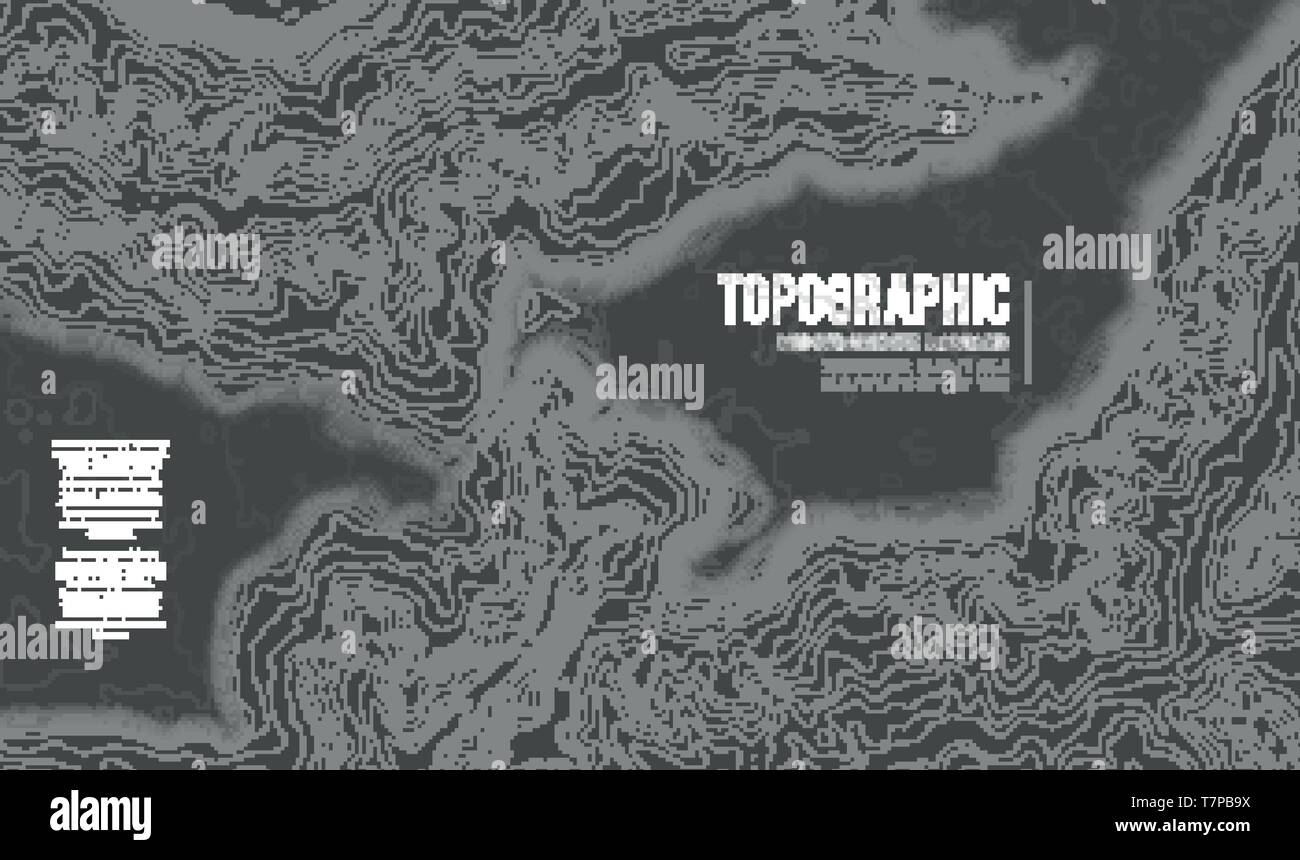 Grey contours vector topography. Geographic mountain topography vector ...