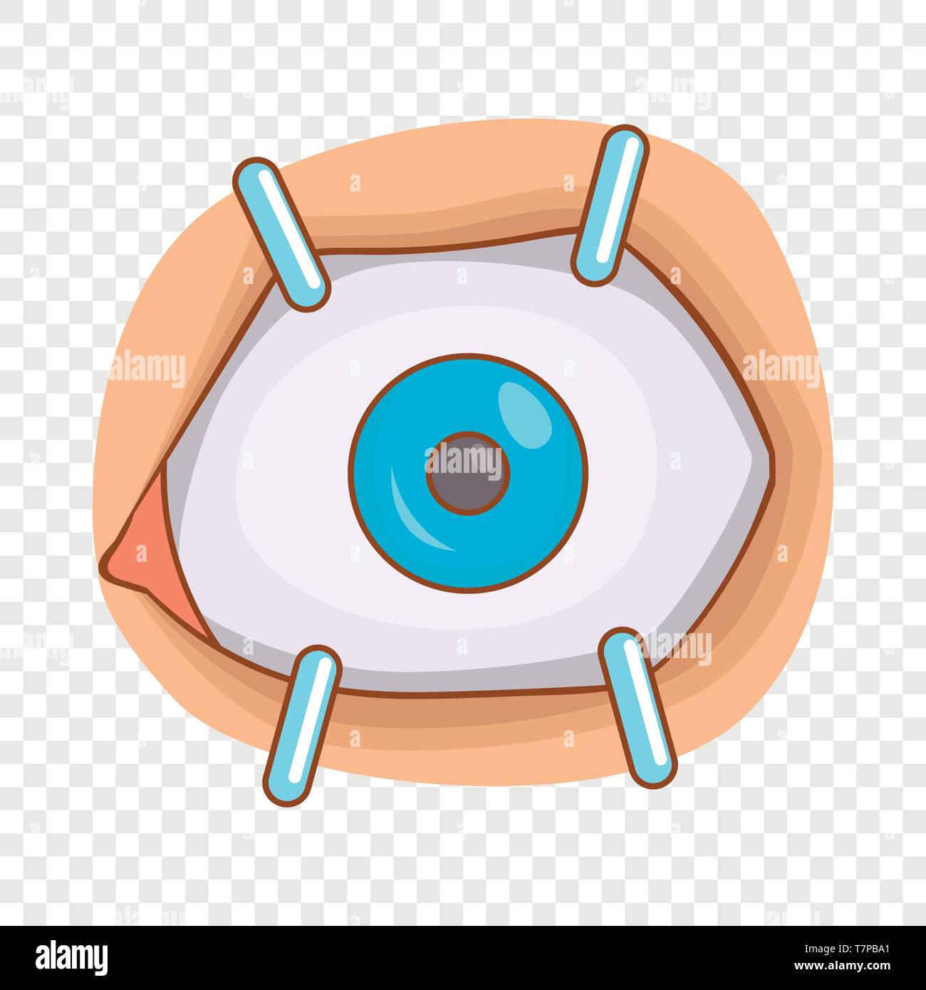 Eye procedure icon, cartoon style Stock Vector Image & Art - Alamy